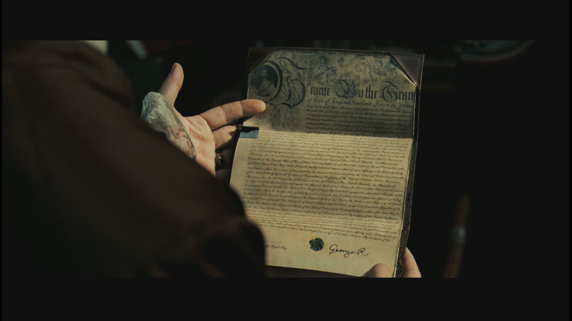 Letter of Marque and Leather Cover